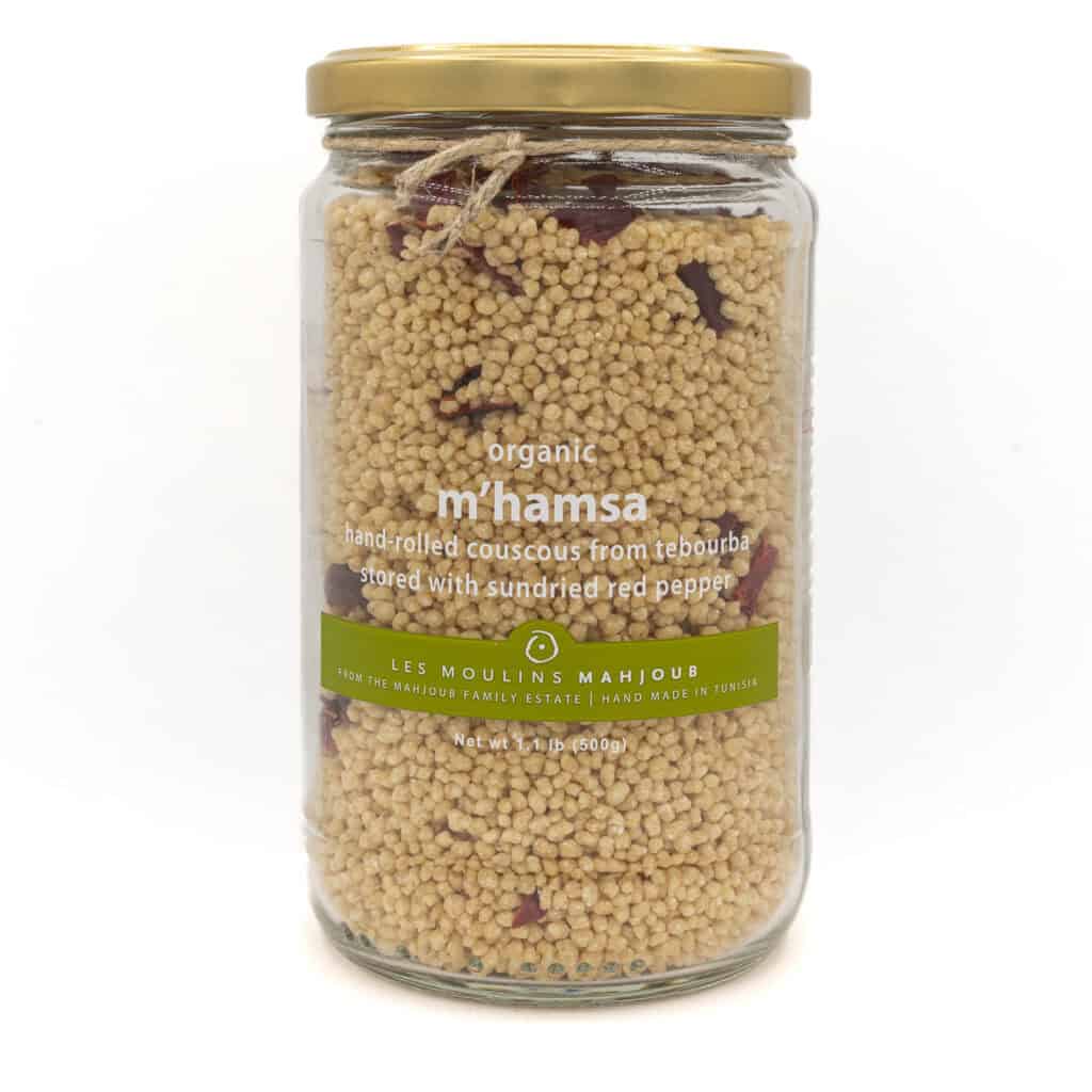 M'Hamsa Hand-rolled Couscous stored with peppers (organic) - Rogers ...